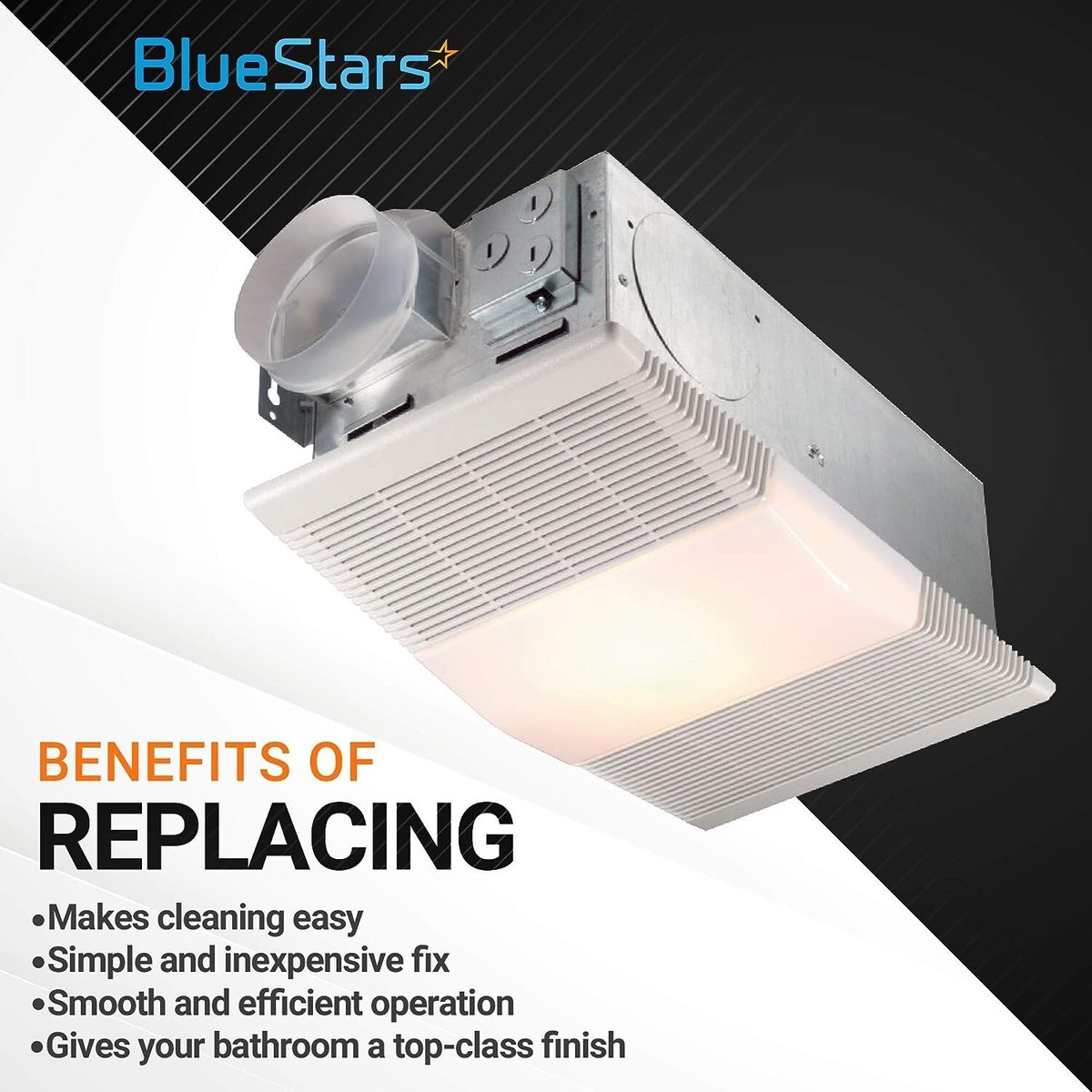 Broan Bathroom Vent Fan Light Lens Cover Broan NuTone 9 3/4 In. W. X