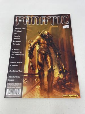 Games Workshop Fanatic Magazine Battlefleet Gothic Mordheim RPG Issue 2 ...