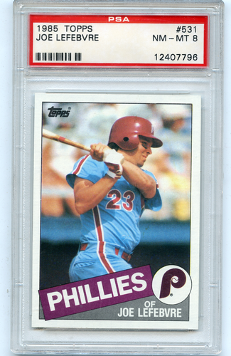 1985 Topps - #531 Joe Lefebvre for sale online | eBay