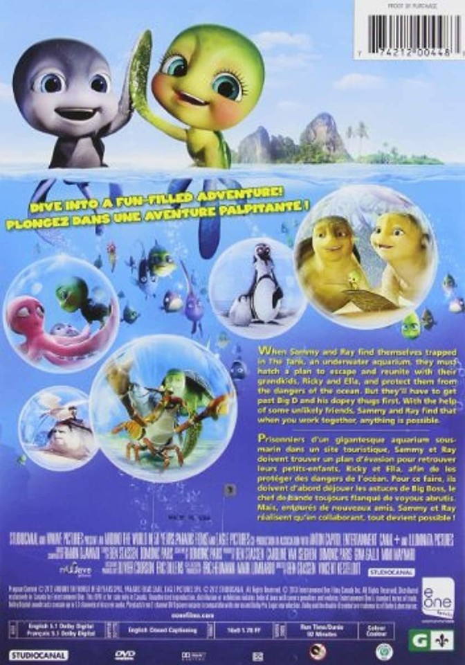 A Turtle's Tale 2 - Sammy's Escape From Paradise (Bilingual) ( (DVD)DVD ...