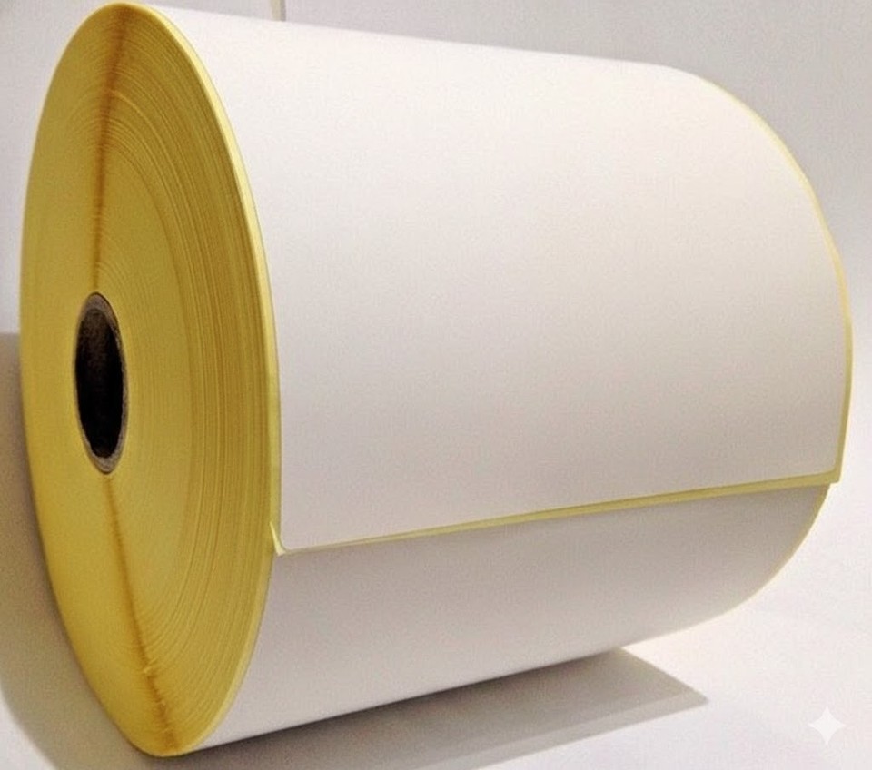 ADHESIVE THERMAL COURIER LABELS 6" x 4" inch (500 Labels Per Roll ...