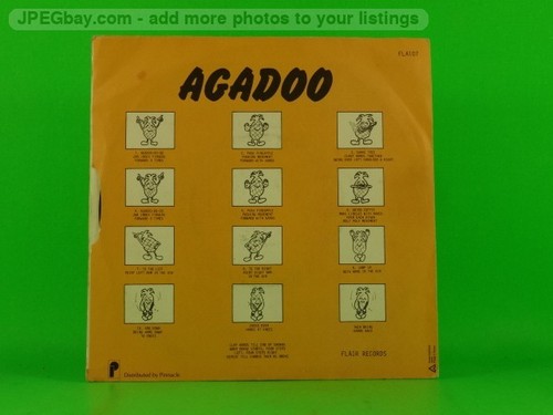 BLACK LACE AGADOO (3) (147) 2 Track 7" Single along with Picture Sleeve ...