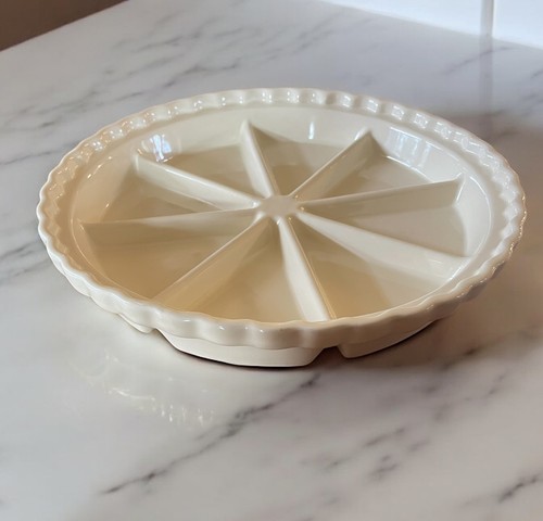 Chantal 10 Inch 8 Section Scone Baker Shortbread Mold Divided Ruffled ...