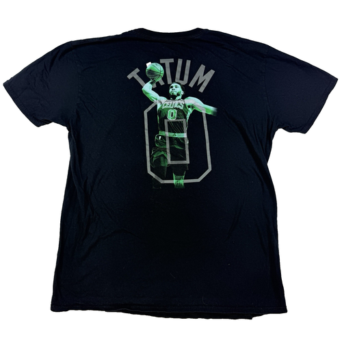 Mens Fanatics Boston Celtics Jason Tatum T Shirt NBA Black Size XL ...