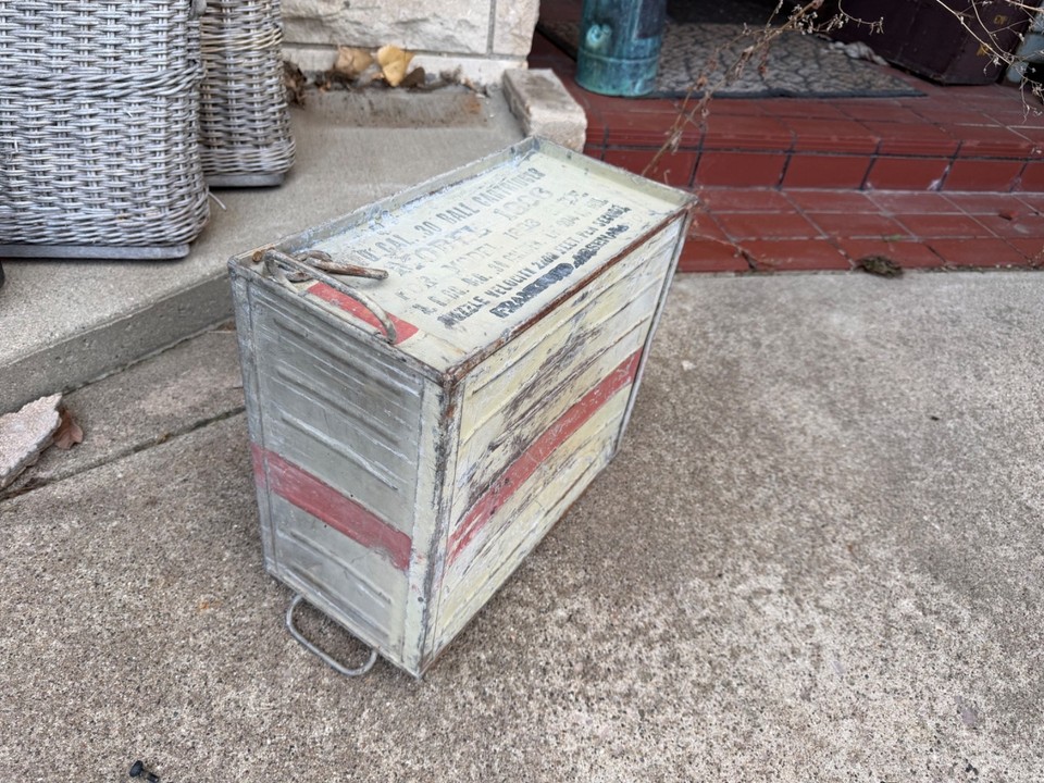 ORIGINAL WWI US ARMY MODEL 1906 M1903 RIFLE .30-06 CAL AMMO TIN CRATE ...