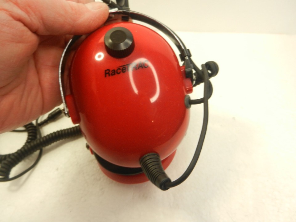2X - RACING ELECTRONICS Race Trac RT Nascar Headphones Head Set Vintage ...