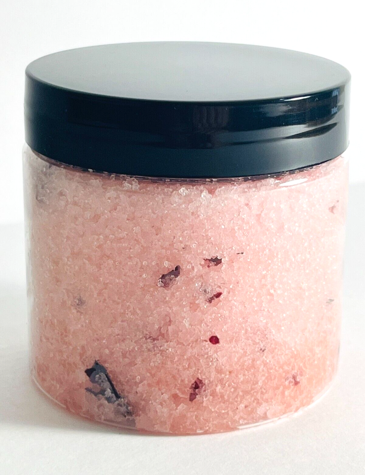 Rose Sugar Scrub & Rose Petals Body Scrub holiday gift for her handmade ...