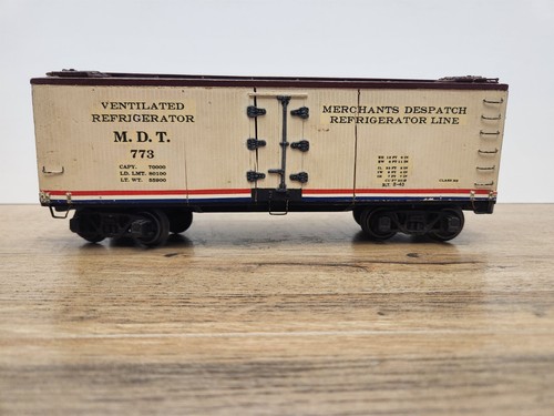 O Gauge: Refrigerator Box Car Reefer Merchants Despatch - White ...