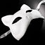 Blank Gatto Cat Venetian Cosplay Costume Party DIY Mask W7340 [White ...