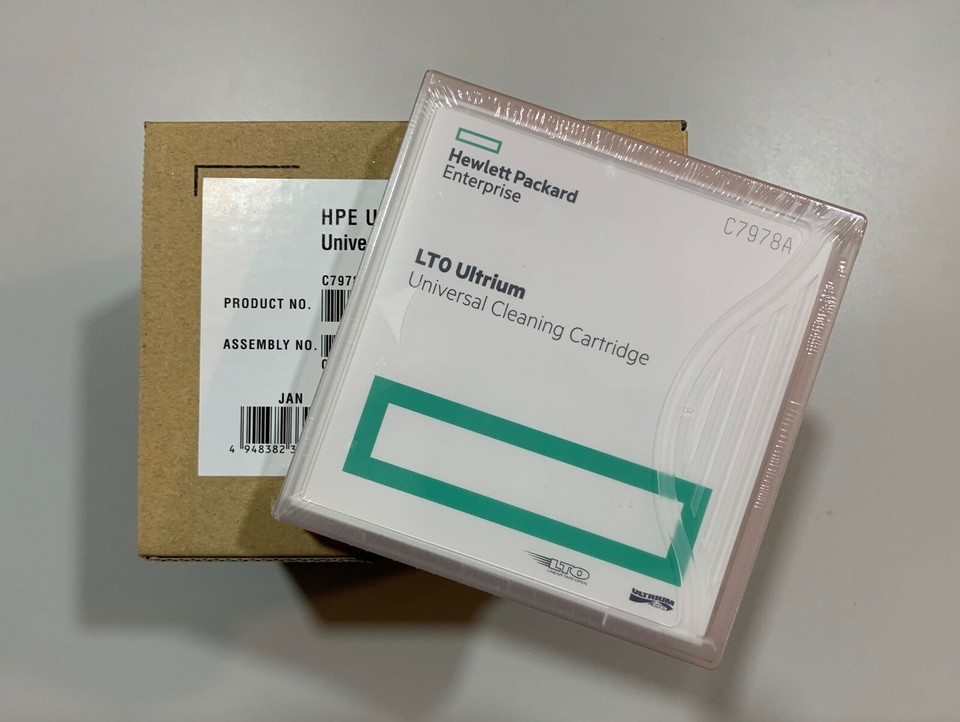 HPE / HP LTO Cleaning Cartridge Universal C7978A (LOT OF 5) Brand New ...
