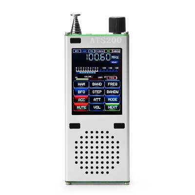 Raddy Malahit ATS200 Shortwave Radio | FM/AM/SSB/LW/MW/SW/AIR | Touch ...