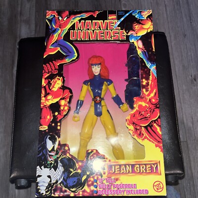 NEW Vintage 1997 Toy Biz Marvel Comics Universe X-Men Jean Gray Action ...