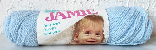 Vintage Lion Brand Jamie Baby Pompadour Yarn - 1 Skein Pastel Blue #206 ...