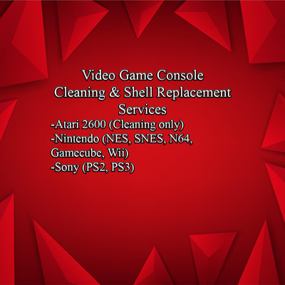 Video Game Console Cleaning & Shell Replacement Service | eBay