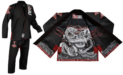 Raven Fightwear Men's Thor Nordic Brazilian Jiu Jitsu Premium BJJ Gi ...