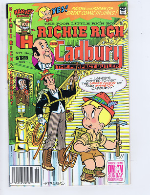 Richie Rich and Cadbury the Perfect Butler #2 Harvey 1990 CANADIAN ...