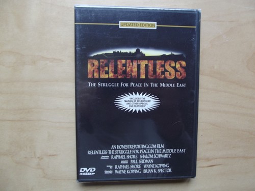 Relentless (DVD, 2012) Struggle For Peace In The Middle East - New ...