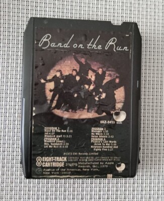Band on The Run ( Paul McCartney & Wings 1973 8 track Tape ) 8XZ 3415 ...