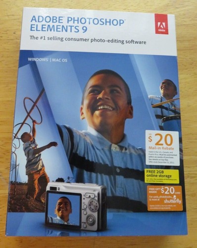 Adobe Photoshop Elements 9 Photo-Editing Software | eBay