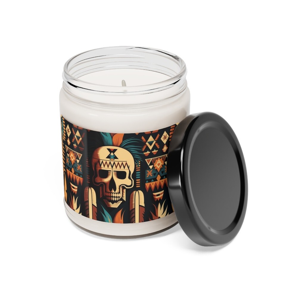 9 oz Scented Soy Candle Southwestern Navajo Native American Pattern ...