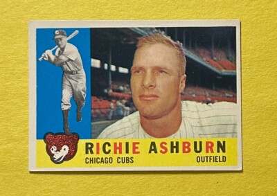 1960 TOPPS RICHIE ASHBURN #305 CUBS | eBay
