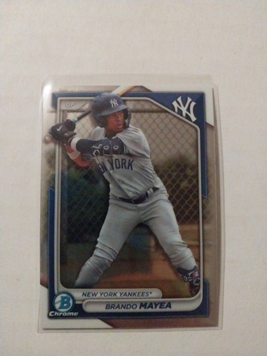 Brando Mayea 2024 Bowman - Chrome Prospects BCP-84 Yankees Baseball ...