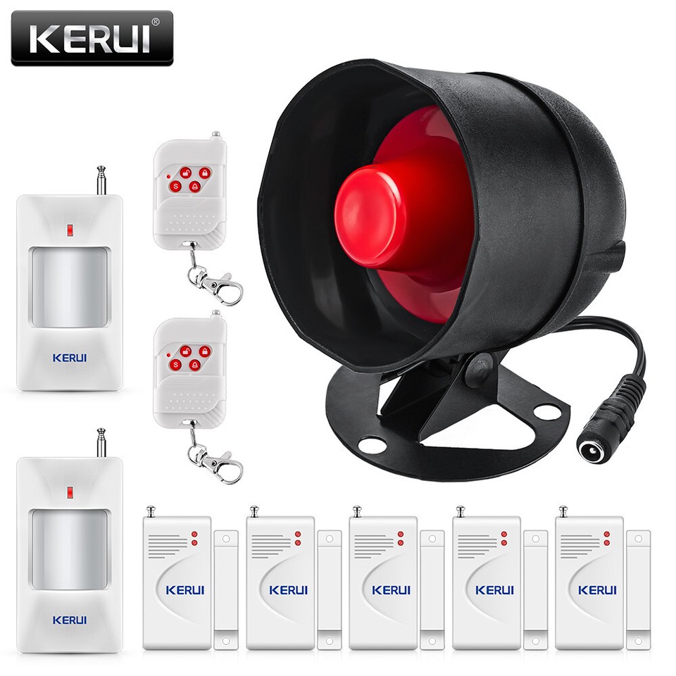 Kerui Wireless Home Shop Alarm Security System Alert Garage Burglar ...