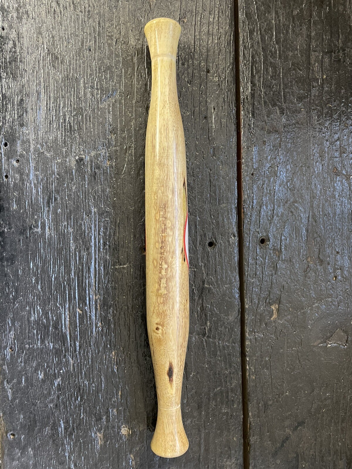 Indian Wooden Rolling Pin Belna 14 Inches Pastry Chapati Roti Naan ...