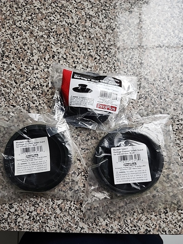 Proplus Garbage Disposal Splash Guard Black 143017 Plus Garbage ...