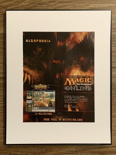 Framed/Matted Magic The Gathering Online Print Ad/Poster Promo Art ...