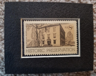 MATTED UNUSED GENUINE US POSTAGE STAMP HONORING DECATUR HOUSE IN ...