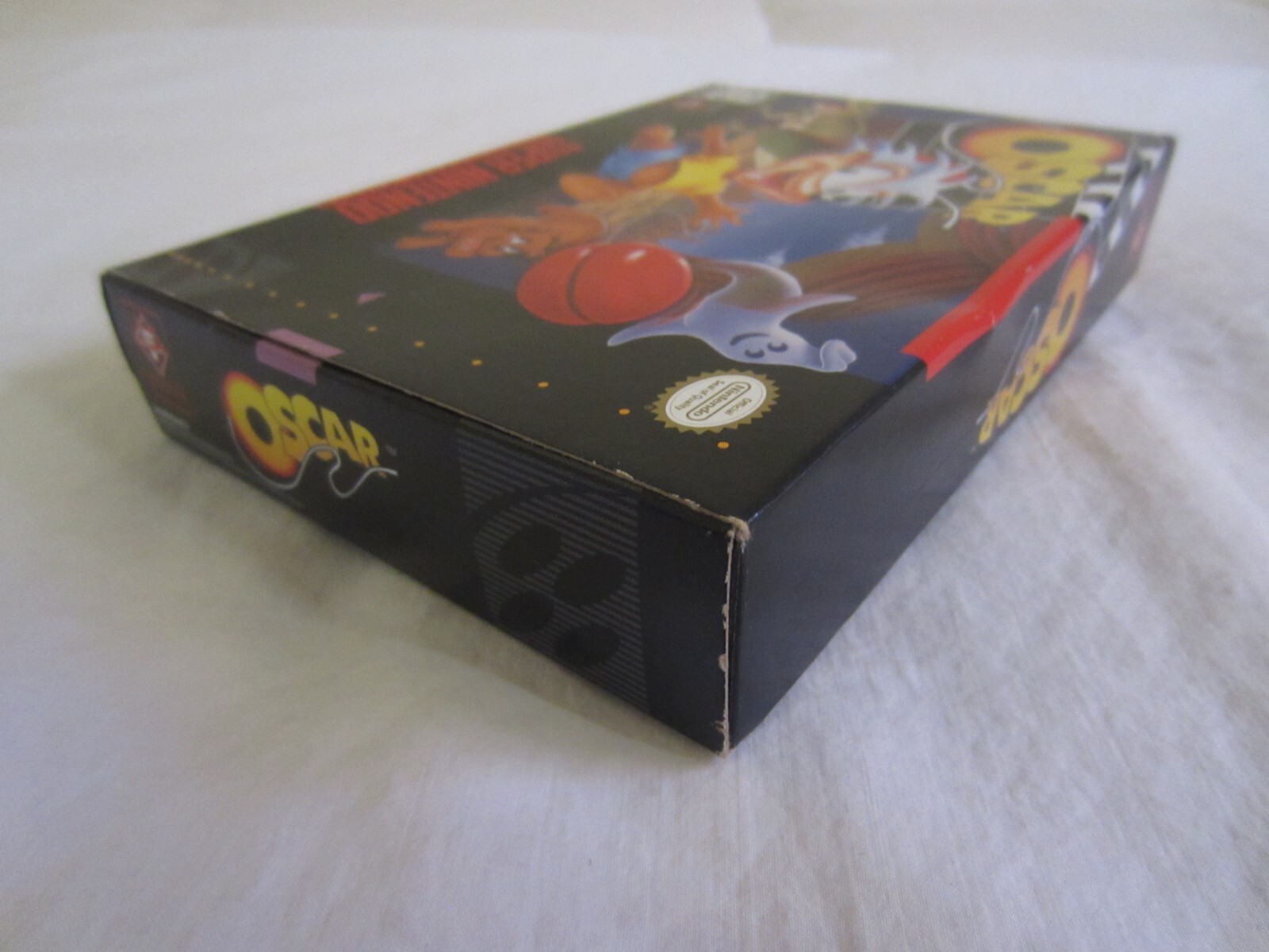 Oscar (SNES) Super Nintendo CIB Complete Titus 1996 BOX HAS WEAR READ ...