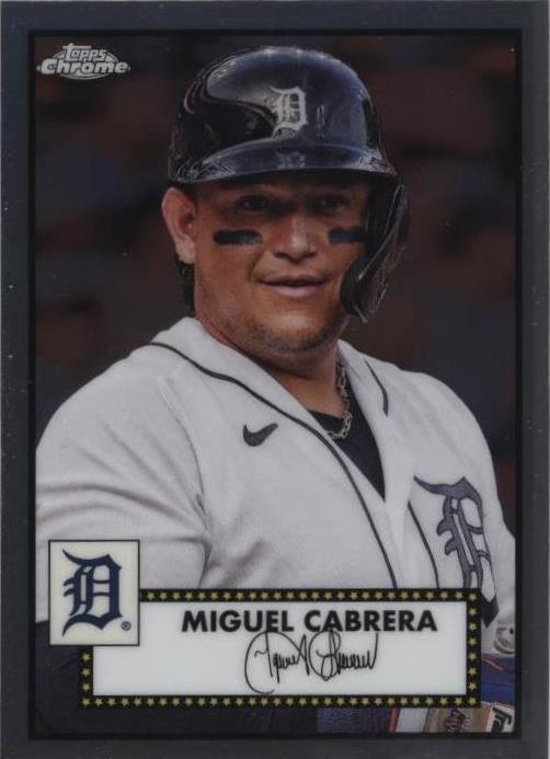 2023 Topps Chrome Lids Mitchell & Ness - 1952 Design Miguel Cabrera #52 ...