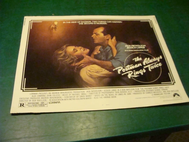 The Postman Always Rings Twice 1981 Poster