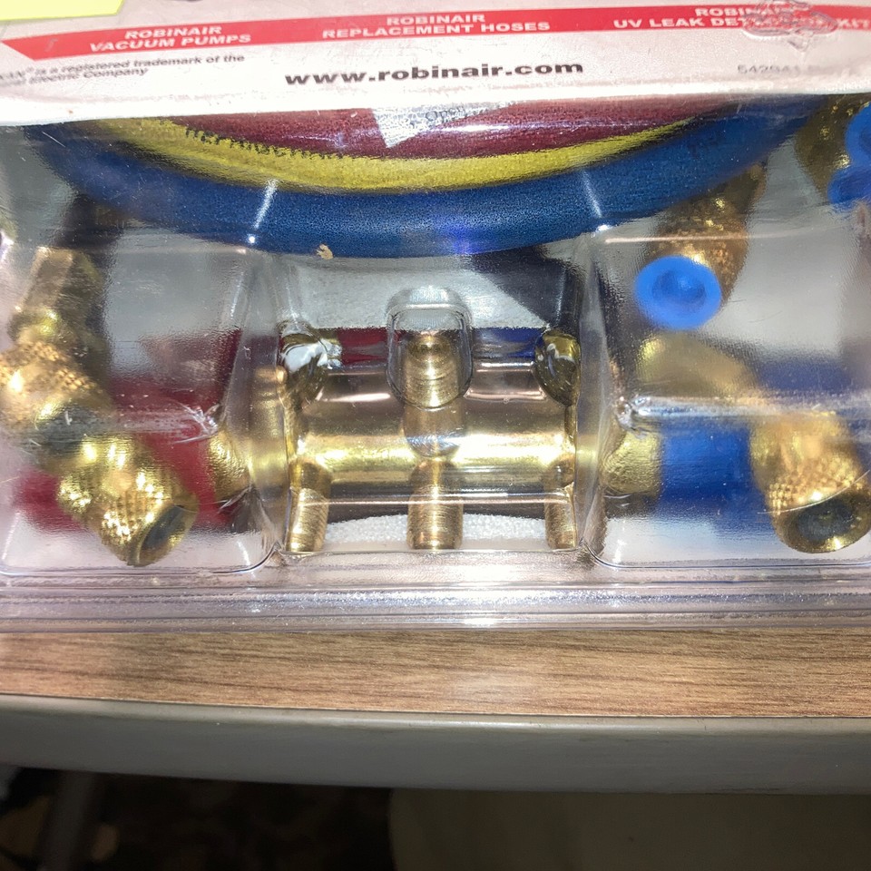 Robinair 41670 Manifold Set 60 in. Ball Valve Hoses A/C | eBay