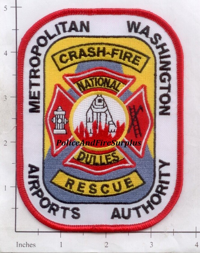 Virginia - Dulles Airports Authority VA Fire Dept Patch - Crash Fire ...
