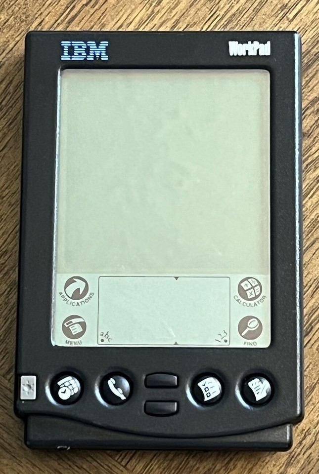 IBM WorkPad Gen 1 8602-10U Super Rare PDA with Case - Tested And Works ...