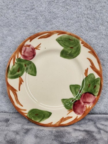Vintage Franciscan Earthenware Apple Dinnerware Plate Hand Painted USA ...