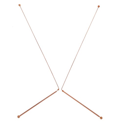 2 Pcs Brass Prospecting Rod Water Divining Rods Dowsing Spiritual | eBay
