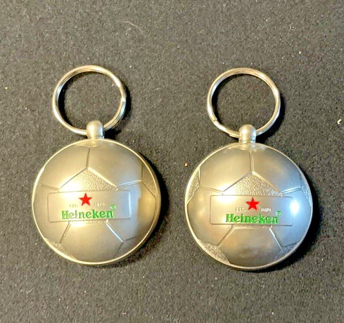 Set of 2 Heineken Soccer Ball Shaped Bottle Opener for Key Chain | eBay