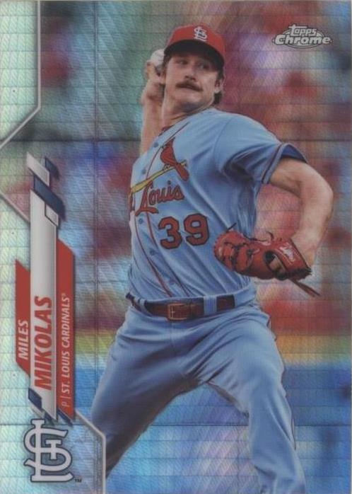 2020 Topps Chrome - Miles Mikolas #180 Prism Refractor for sale online ...