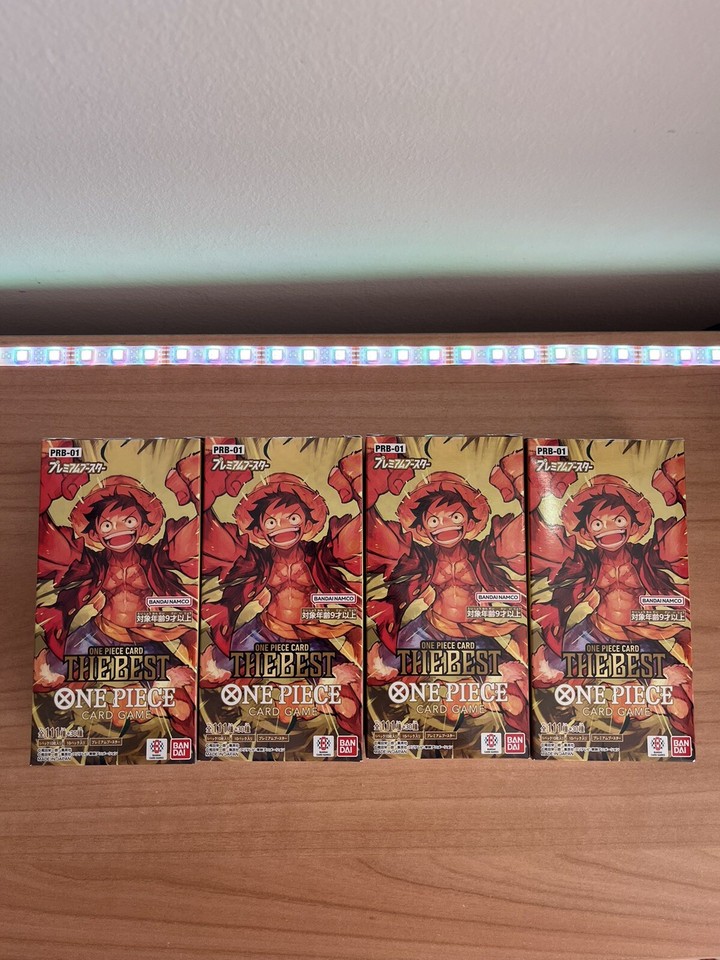 ONE PIECE Sealed Box PRB 01 CARD GAME THE BEST JAPANESE NEW PRB-01 ...
