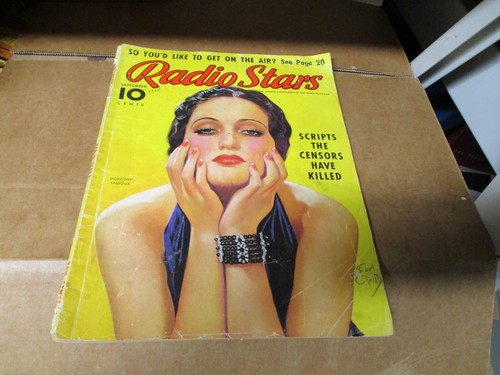 RADIO STARS Magazine September 1938 Cover: Dorothy Lamour Vintage ads ...