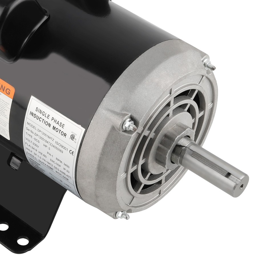 5HP Electric Compressor Motor 184T Frame Size 3450RPM 7/8“ Shaft Keyed ...