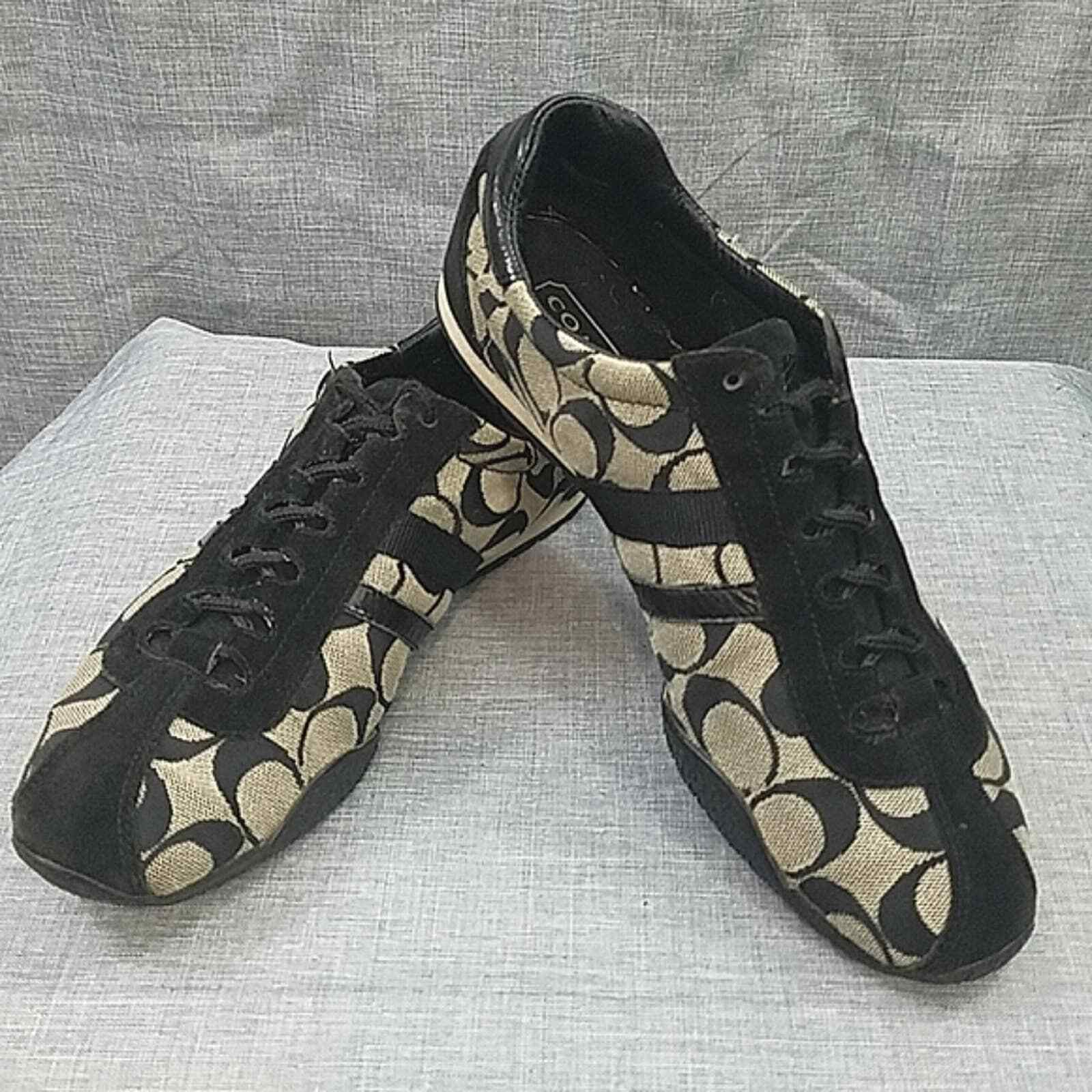 Coach Womens Katelyn Signature C Logo Black Jacquard … - Gem