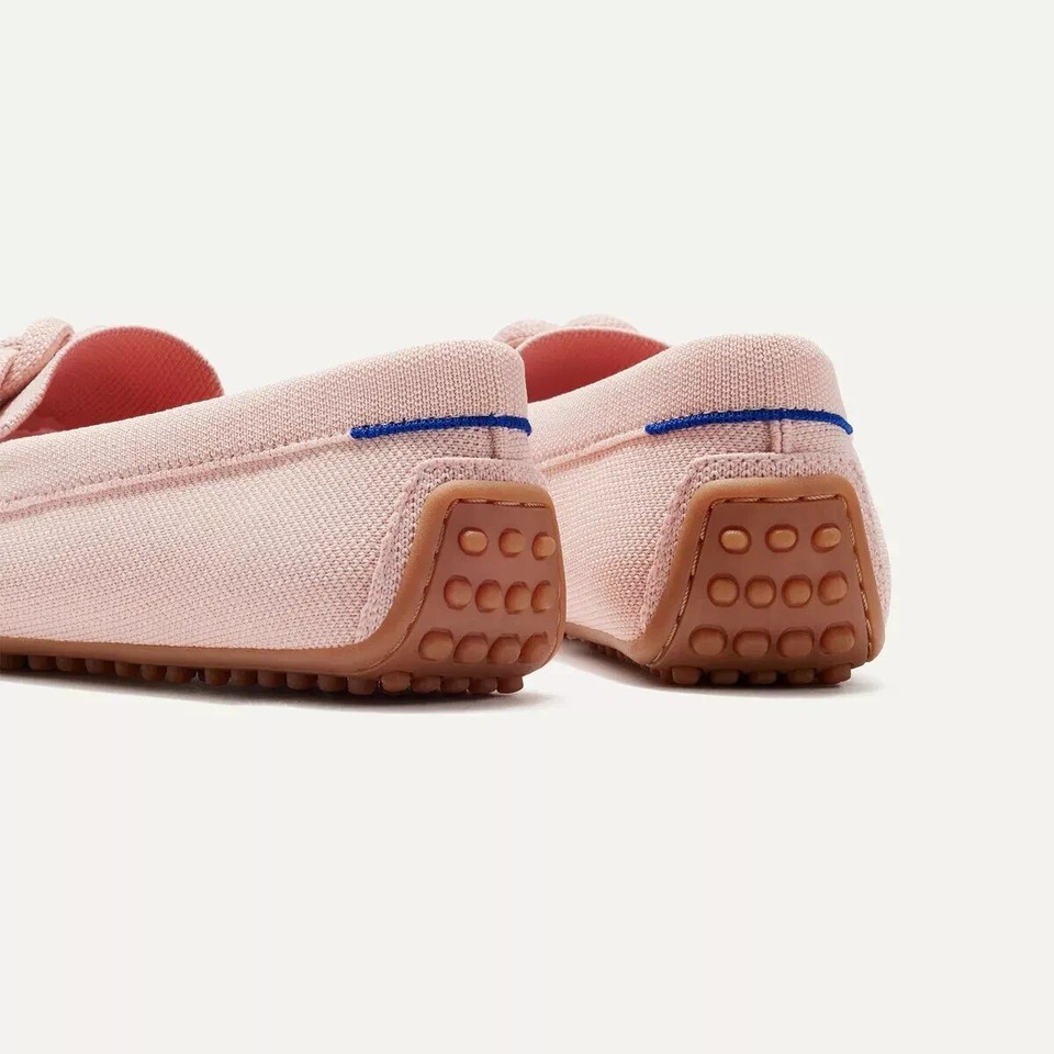 NEW ROTHYS The Braid Driver in Cakepop PINK CASUAL SHOES SLIP ON LOAFER ...