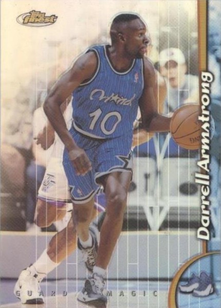 1998-99 Topps Finest - No-Protector Refractor #109 Darrell Armstrong ...