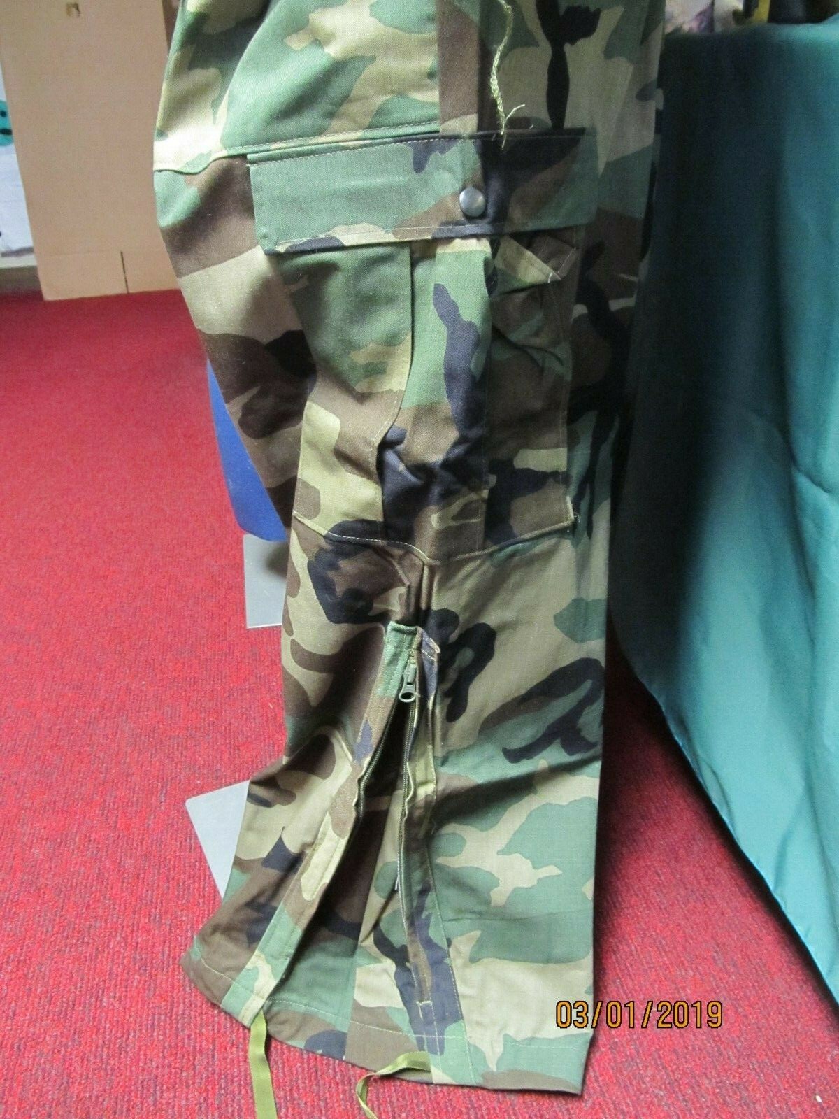 Military BDU Pants Jacket Coat Water Resistant Wind Chemical Resistant ...