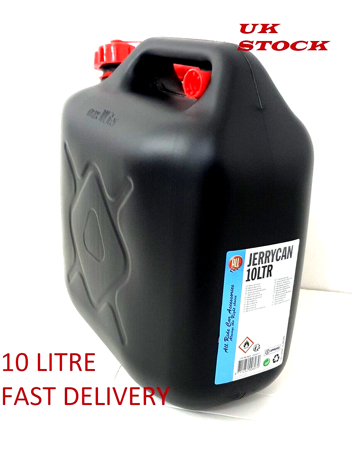 10L Litre Jerry Can Petrol Diesel Container Can Fuel Water Storage ...