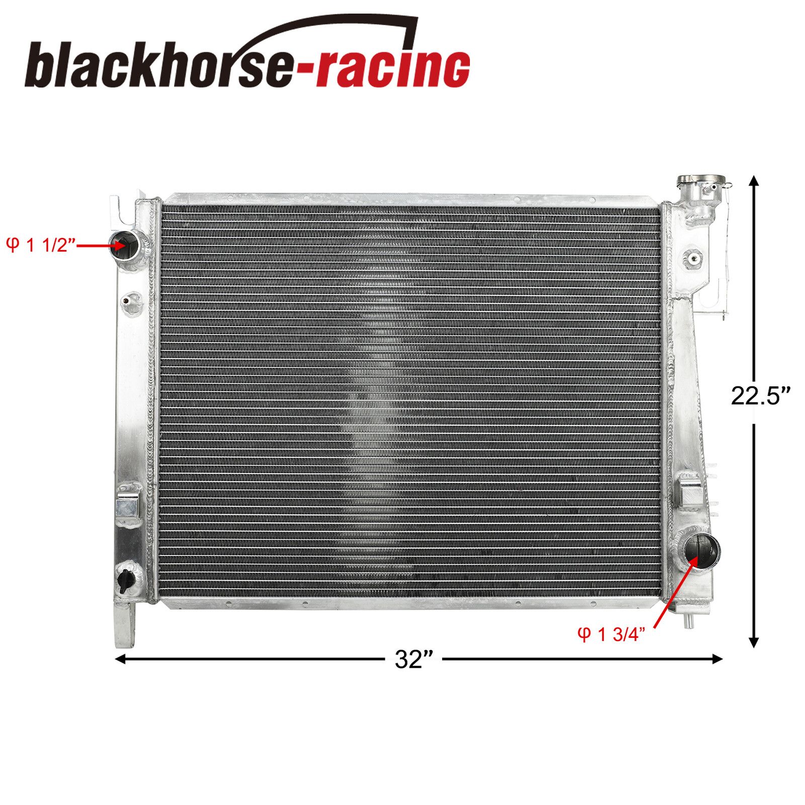2813 Aluminum Radiator 3 Row For 2004-2009 Dodge Ram 1500 2500 3500 V8 ...